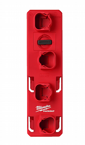 מתקן אחסון 4 סוללות M12 מסדרת PACKOUT בגודל 66*102*330