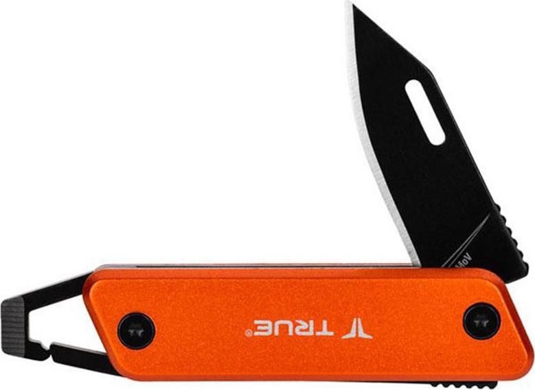 אולר כיס/מחזיק מפתחות כתום True Knives Utility Modern Keychain