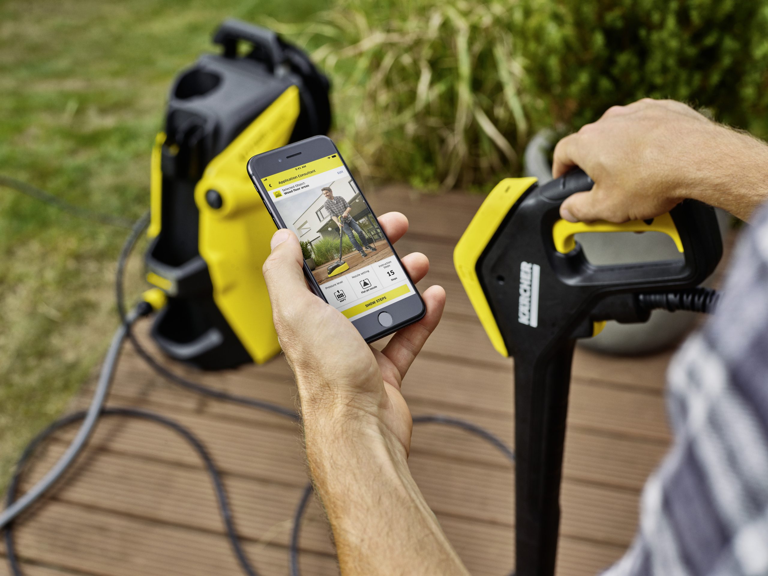 מכונת שטיפה בלחץ קרצ'ר KARCHER K4 POWER CONTROL